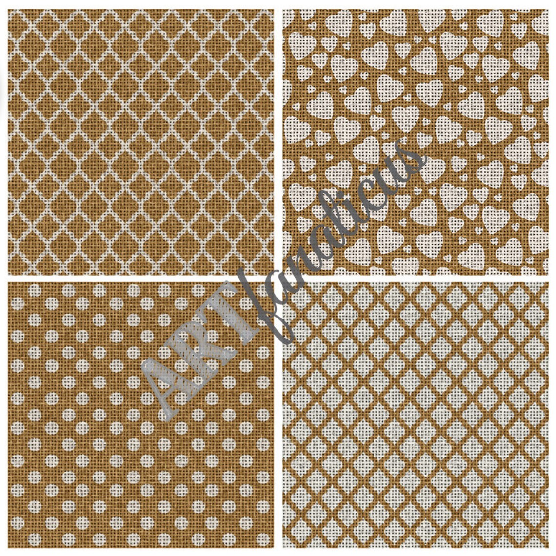 Burlap Digital Papers "white PATTERN Burlap" Realistic Burlap Paper ...
