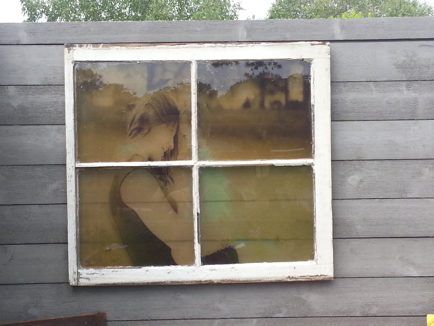 Large 4-pane Customized Rustic Picture Window - Etsy