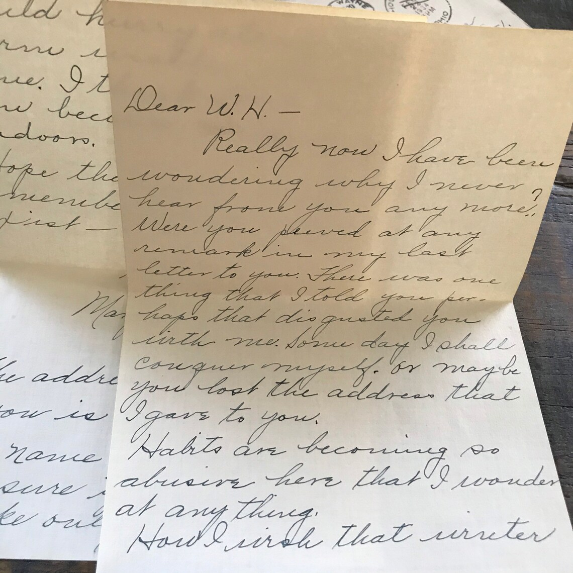 Vintage handwritten letter from the 1920s-1930s | Etsy