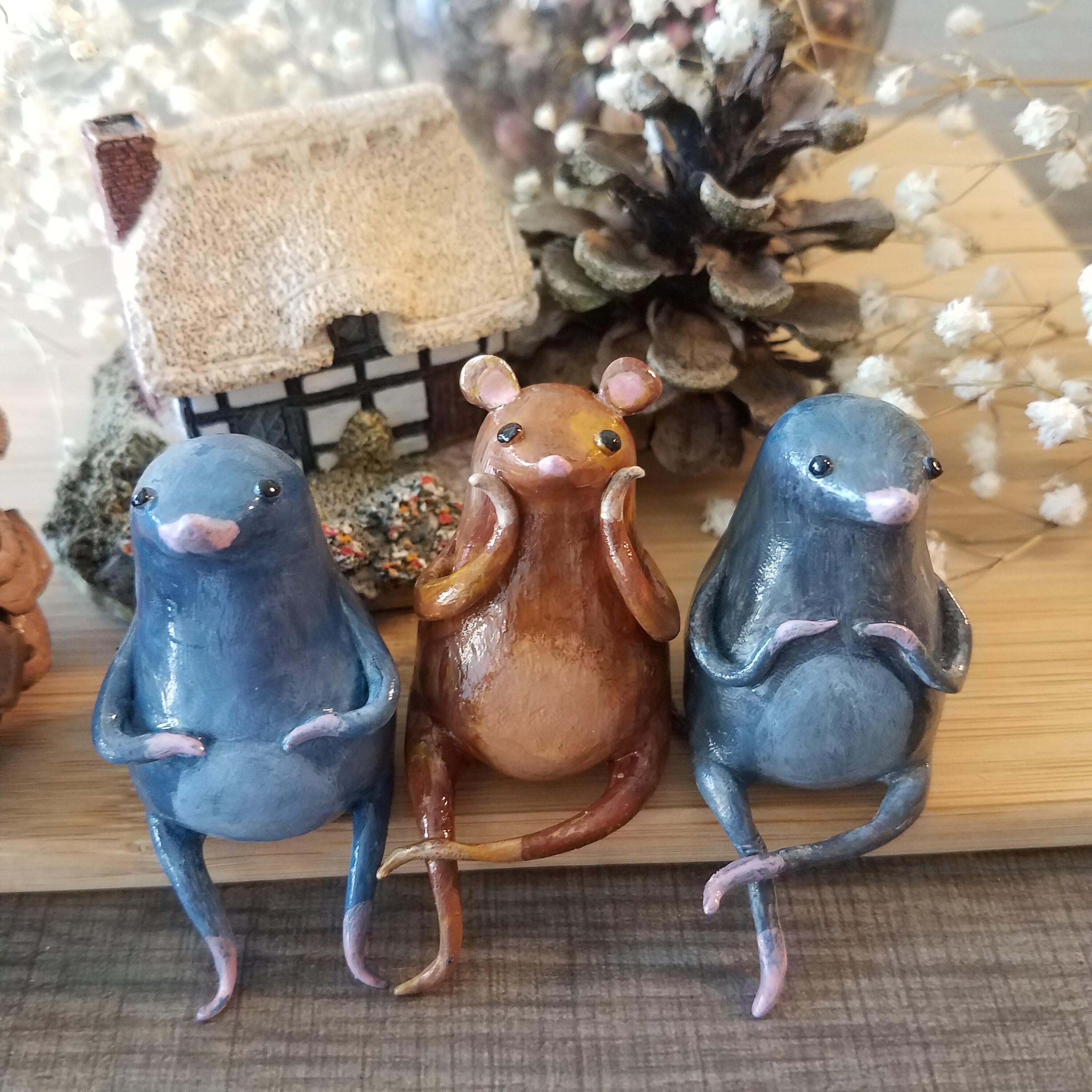 Stinky Mole Clay Figurine - Etsy