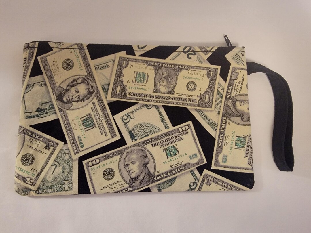 Money Dollar Bill Wristlet Purse - Etsy