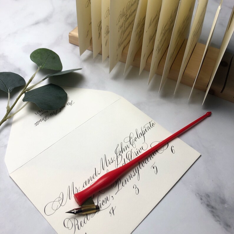 Calligraphy Envelope Addressing Wedding Envelope Hand Lettering ...