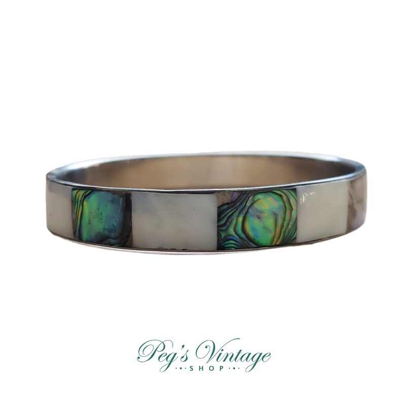 Abalone Bangle - Etsy