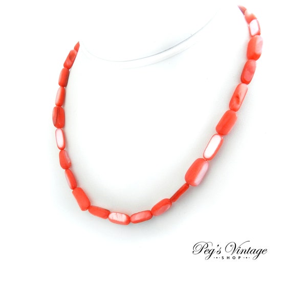 Coral Necklace - Etsy