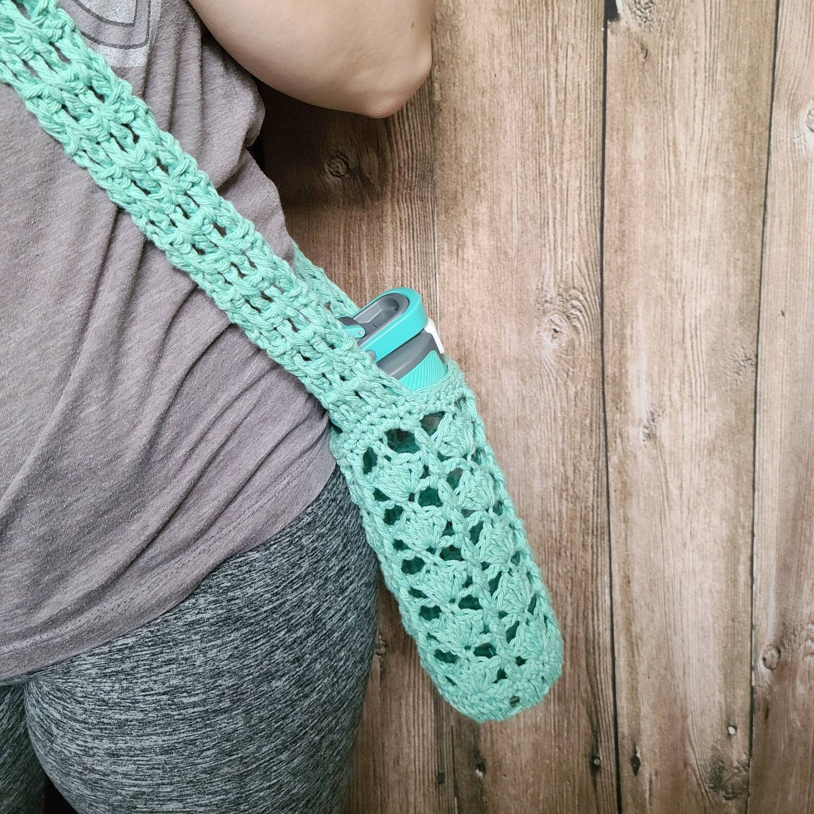 Atlantis Water Bottle Sling | Crochet Pattern | One Size; Bonus Coffee ...