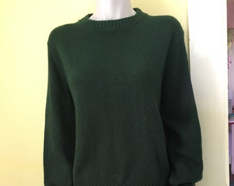 Dark green sweater | Etsy