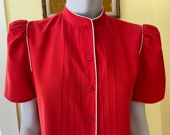 Red Uniform Dress - Etsy