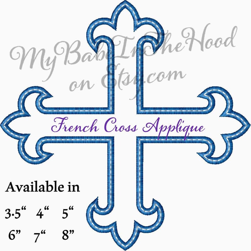 Cross Applique - Etsy