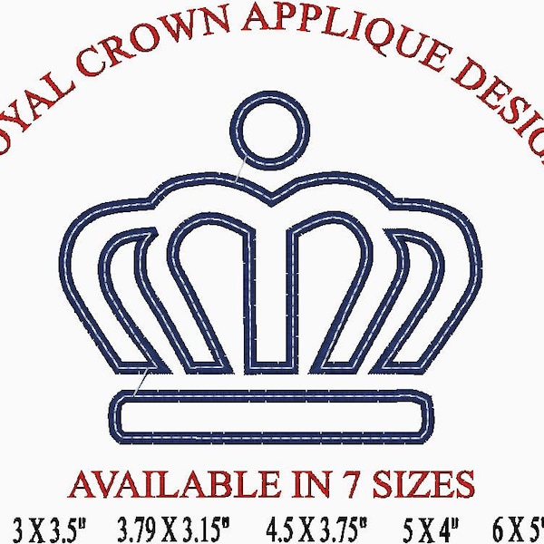 Crown Applique - Etsy