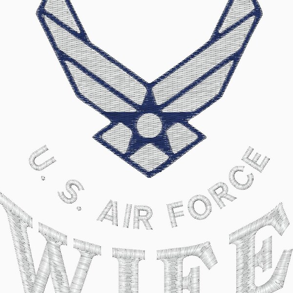 Air Force Dst Embroidery File - Etsy
