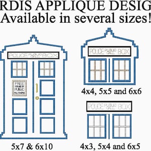 Doctor Who Inspired Embroidery Designs - LARGE Embroidery Design Set ...