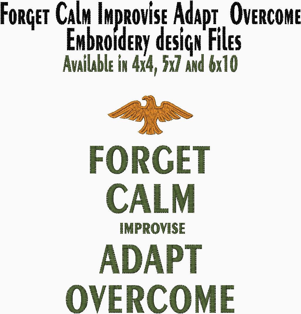 Improvise Adapt Overcome Poster