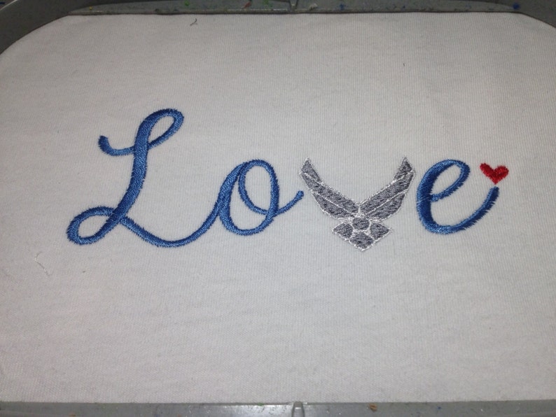USAF Love Design Pack Available in 4 Sizes - See Second Picture for ...