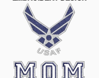 Air Force Embroidery | Etsy