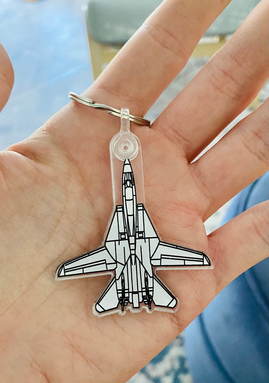F-14 Tomcat Keychain - Etsy