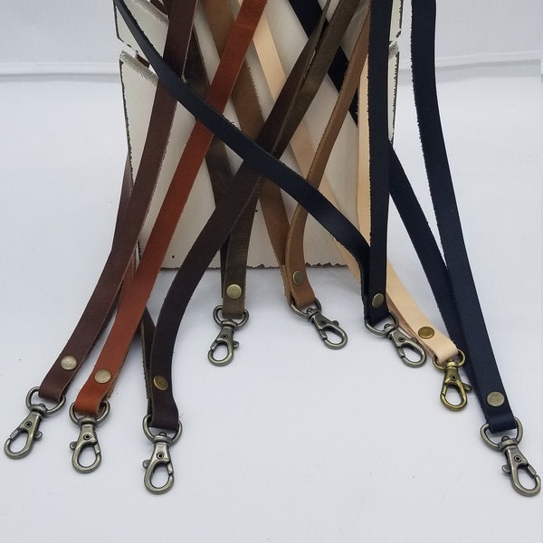 Leather Lanyard - Etsy