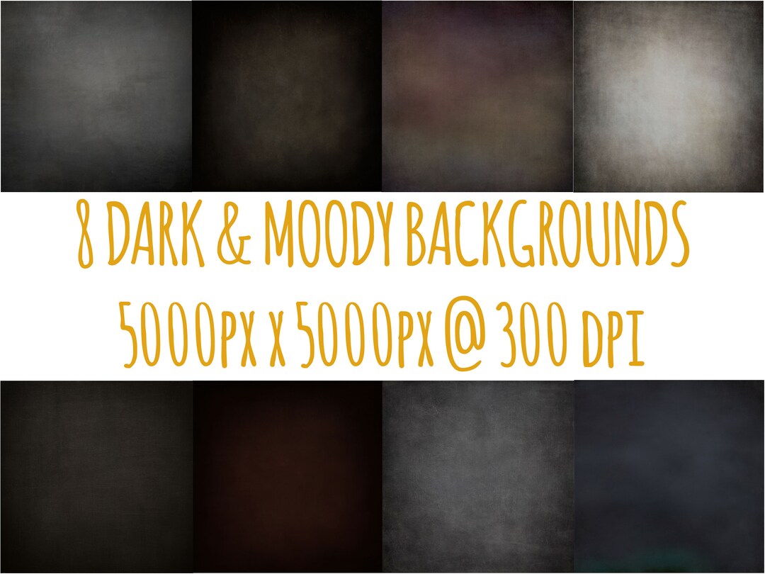 8 Dark & Moody Digital Backgrounds for Photography, Video, Portraits ...