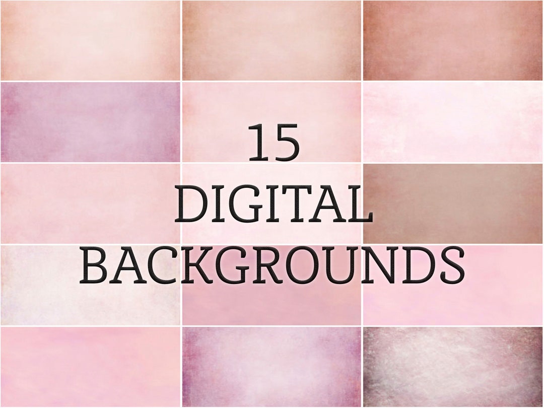 15 DIGITAL BACKGROUNDS - Gorgeous Pinks - Photography, Video, Newborn ...