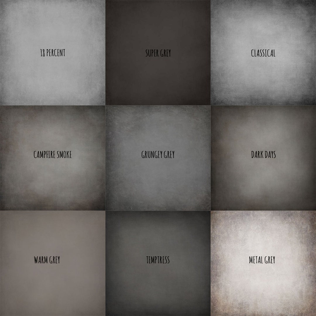 9 GREY Digital Backgrounds, Texture, Overlay, Photography, Video ...