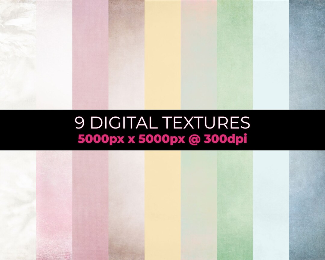 9 PASTEL Digital Textured Backgrounds for Photography, Videography ...