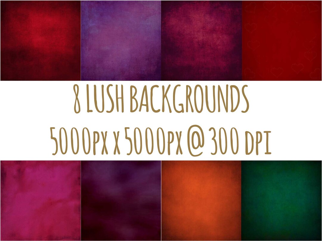 8 Lush Digital Backgrounds for Photography, Video, Portraits, Graphic ...