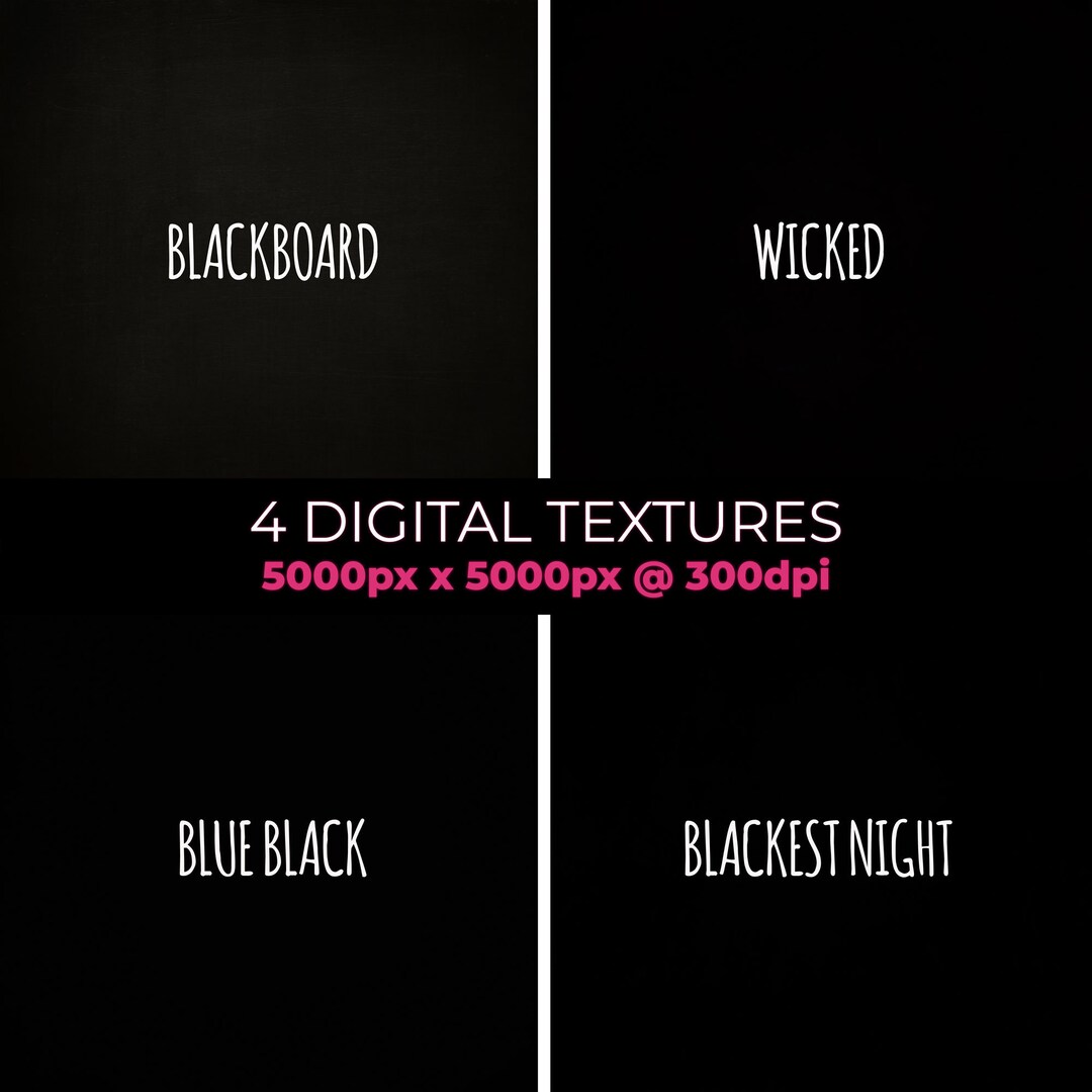 4 DIGITAL BACKGROUNDS - Black! Use for Photography, Photoshop ...