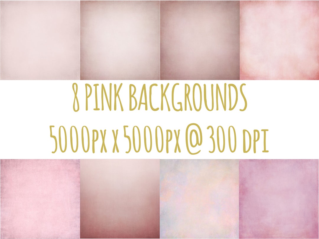 8 Pink Digital Backgrounds for Photography, Video, Portraits, Graphic ...