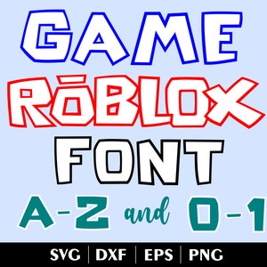 Game Font SVG: Letters and Numbers, Video Game Style (digital Download ...