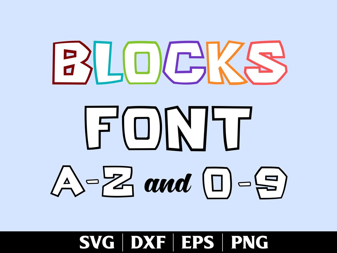 Video Game Style Font SVG | Blocky Alphabet Letters & Numbers | Svg ...