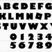 Game Font SVG, Letters and Numbers, Video Game Font, Png, Dxf, Eps ...