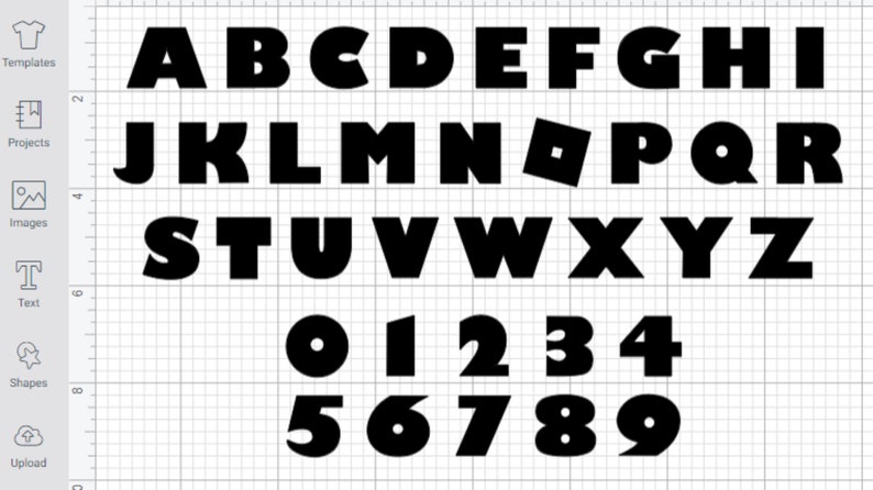 Game Font SVG Letters and Numbers Video Game Font Png Dxf | Etsy