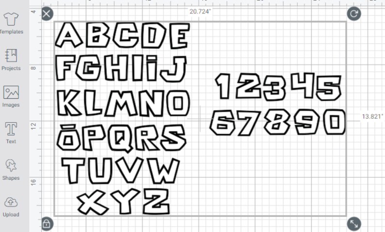 Game Font SVG: Letters and Numbers, Video Game Style (digital Download ...