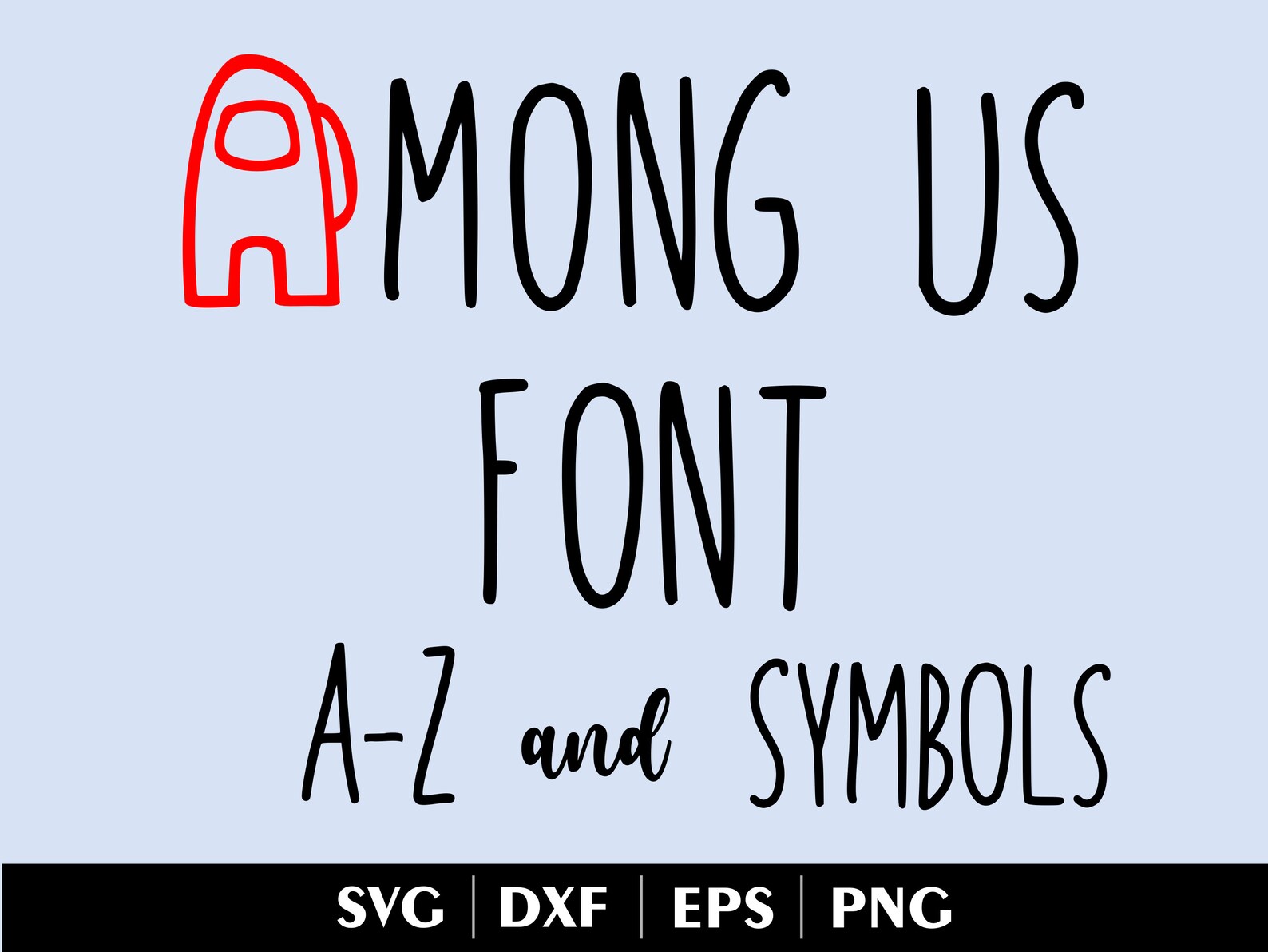 Among us game font - nomtab