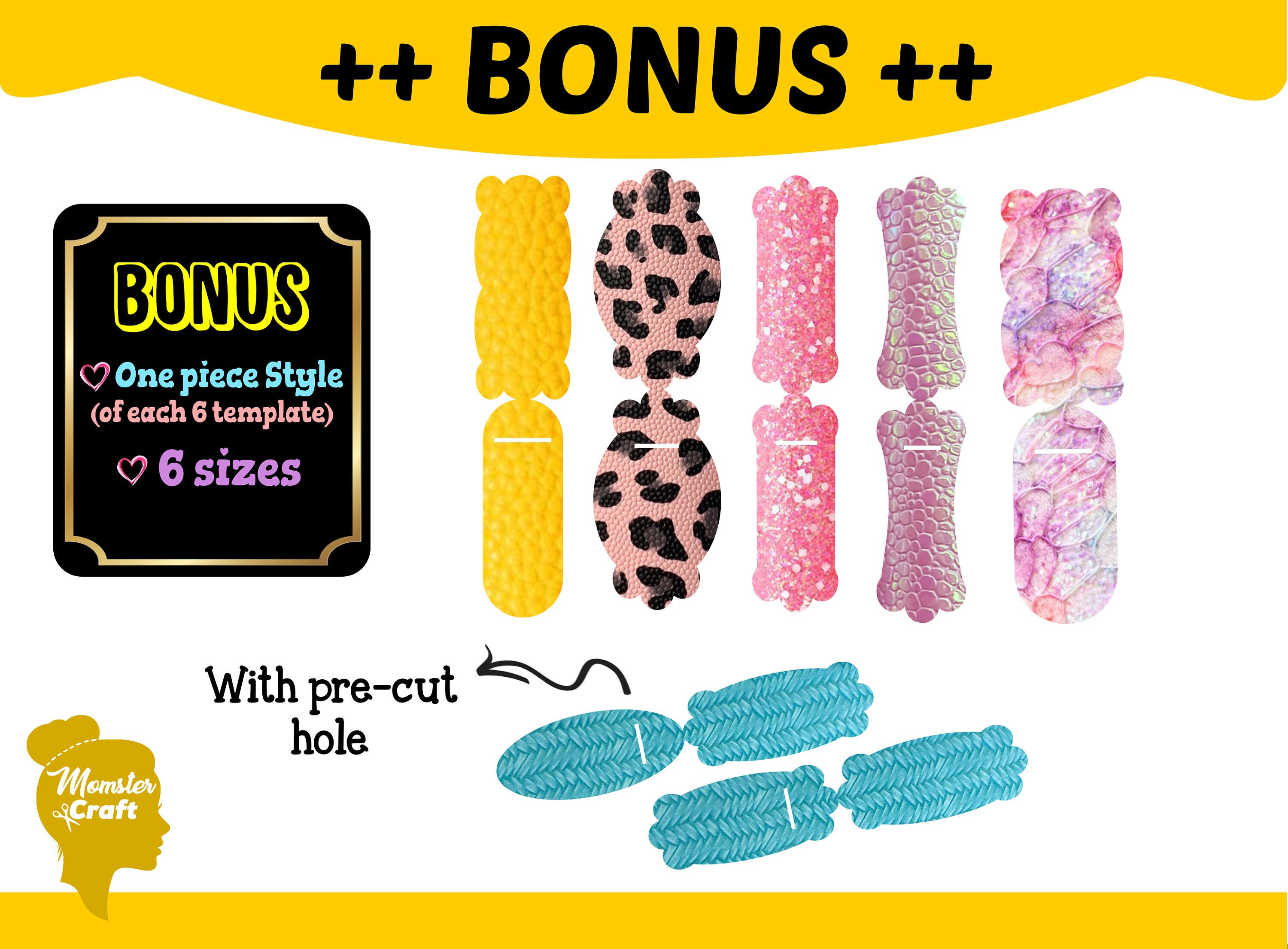 Snap Clip SVG Snapclip Template Clippie Cover Hair Clip - Etsy