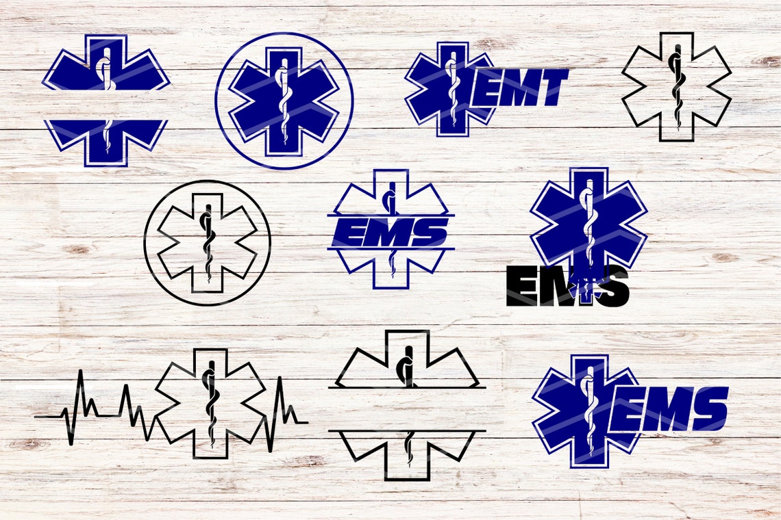 Paramedic SVG Bundle: Star of Life, EMT, EMS (digital Download) - Etsy