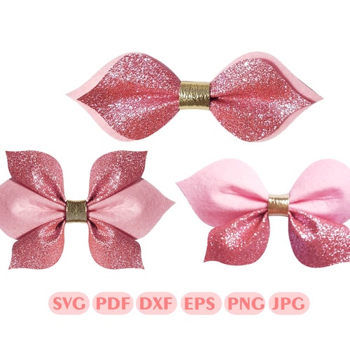 Gemini Bow Template SVG Digital Cut Files for Cricut - Etsy