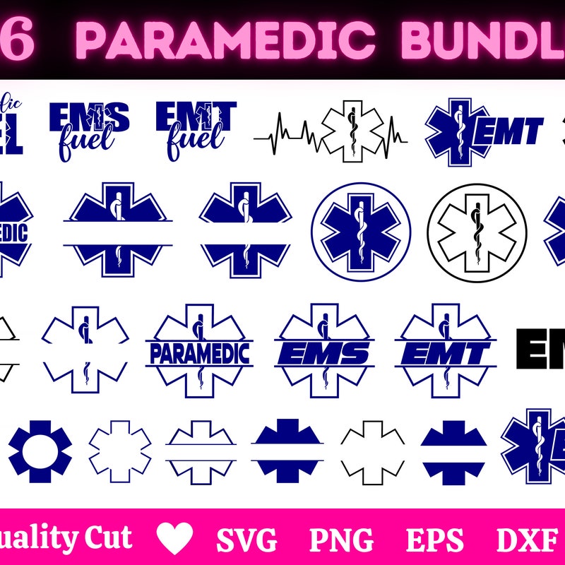 Emt Svg - Etsy