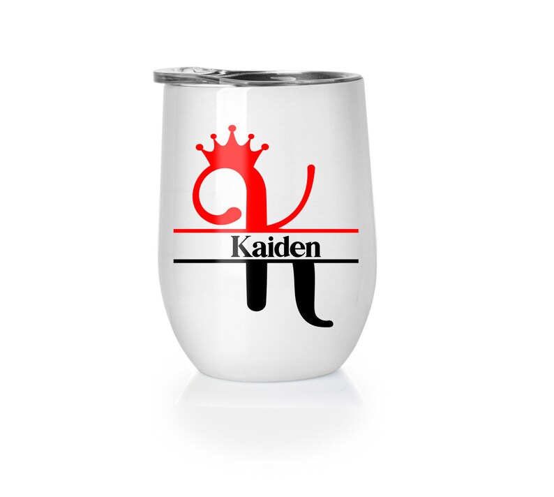 Crown Alphabet Split Monogram Svg Eps Dxf Png Split Name - Etsy