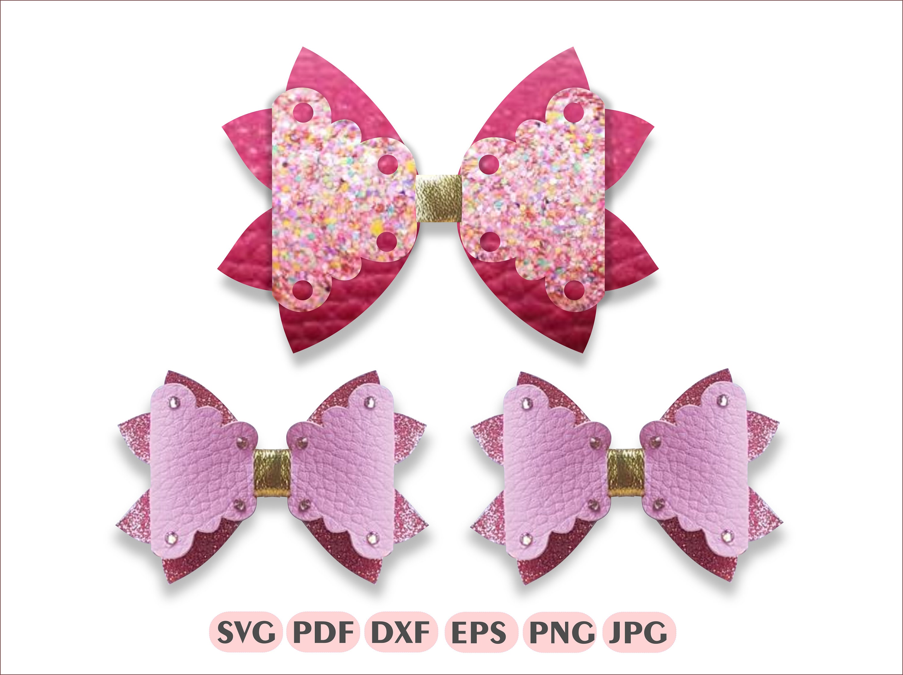 Hair Bow Svg, Bow Svg, Bow Template, Hair Bow Template, Bow Template ...