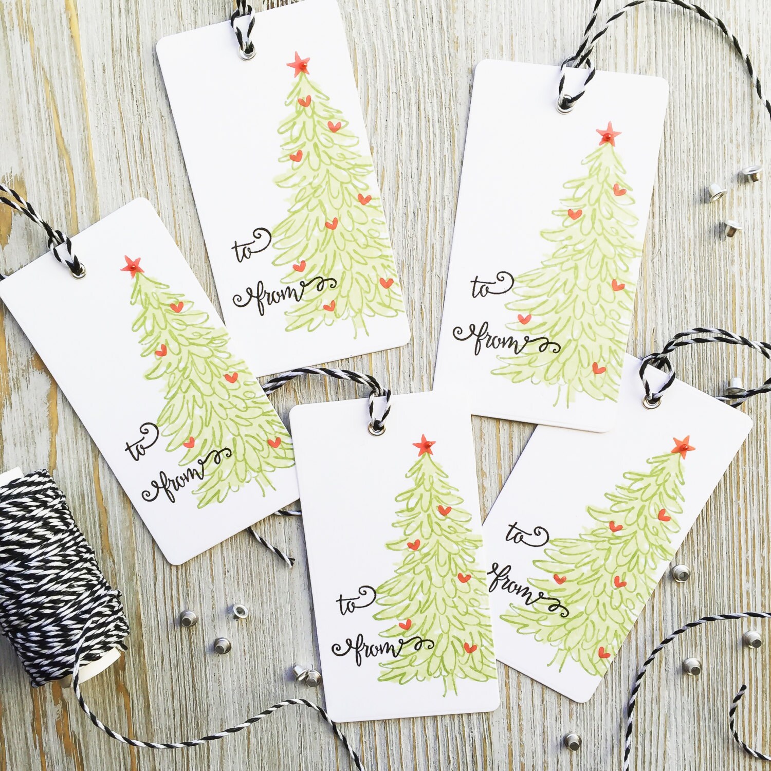 Handmade Holiday Gift Tags