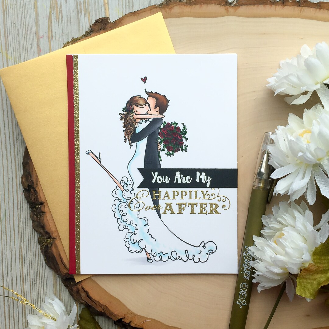 Handmade Wedding Card for Bride Greeting Card Handmade Cute Greeting ...