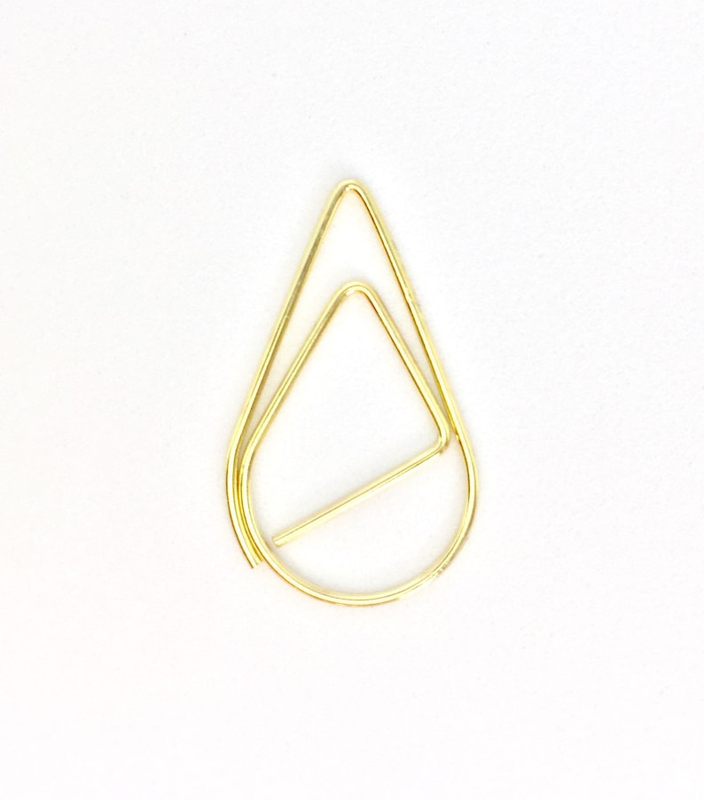 Gold Paper Clips - 50 PCS, Planner Decorations, Office Supplies, Cute ...