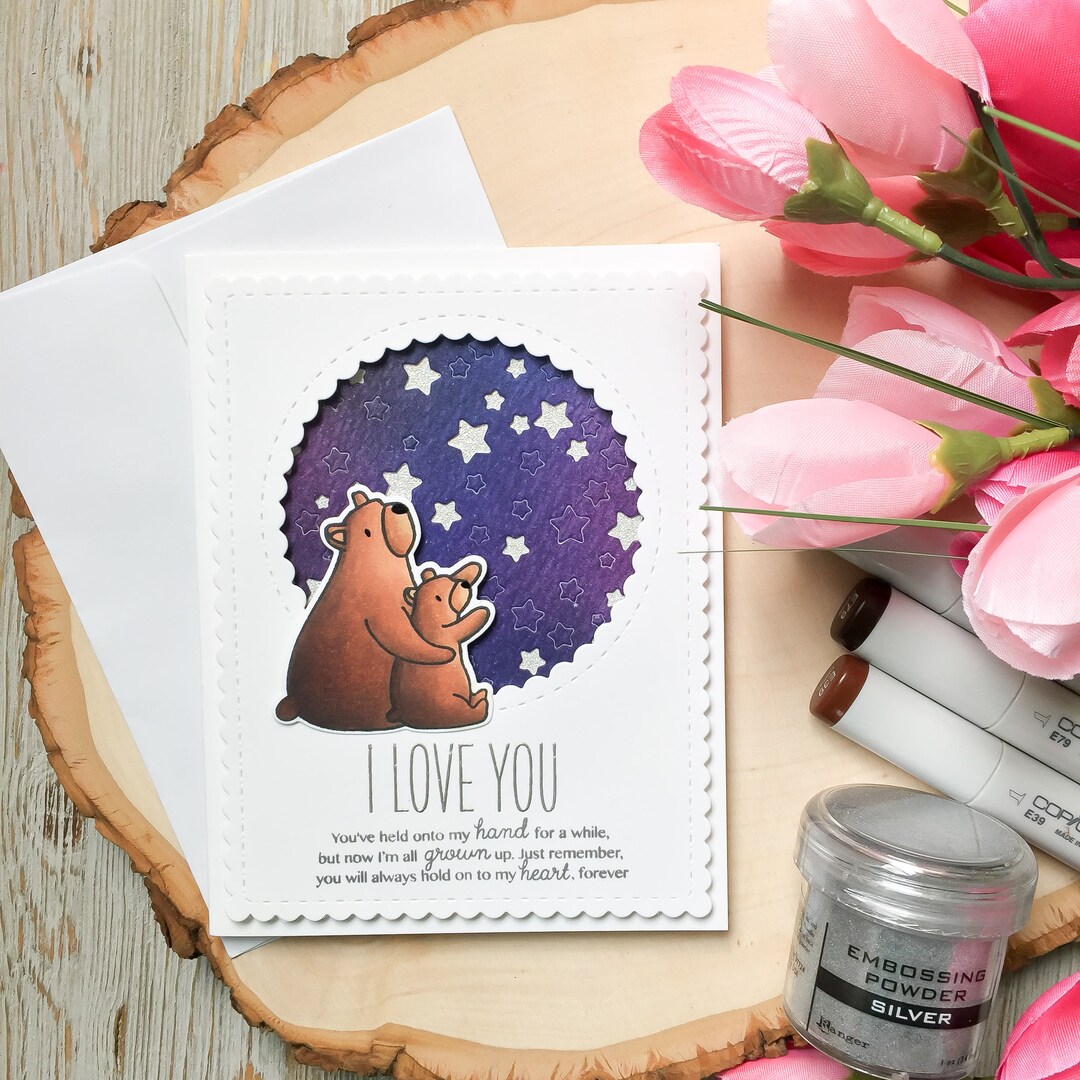 Handmade Mothers Day Card, Fathers Day Card, Greeting Card, Mom Card ...