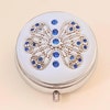 Elegant Green Jeweled Compact Mirror - Etsy