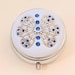 Elegant Green Jeweled Compact Mirror - Etsy