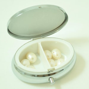 Filigree Jeweled Pill Box - Etsy