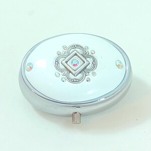 Filigree Jeweled Pill Box - Etsy