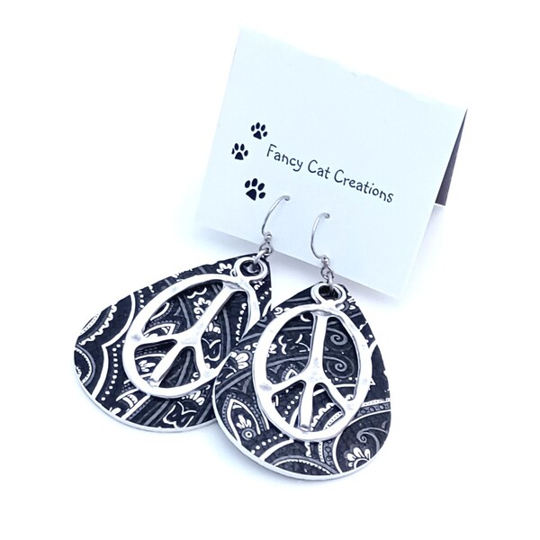 Paisley Earrings - Etsy