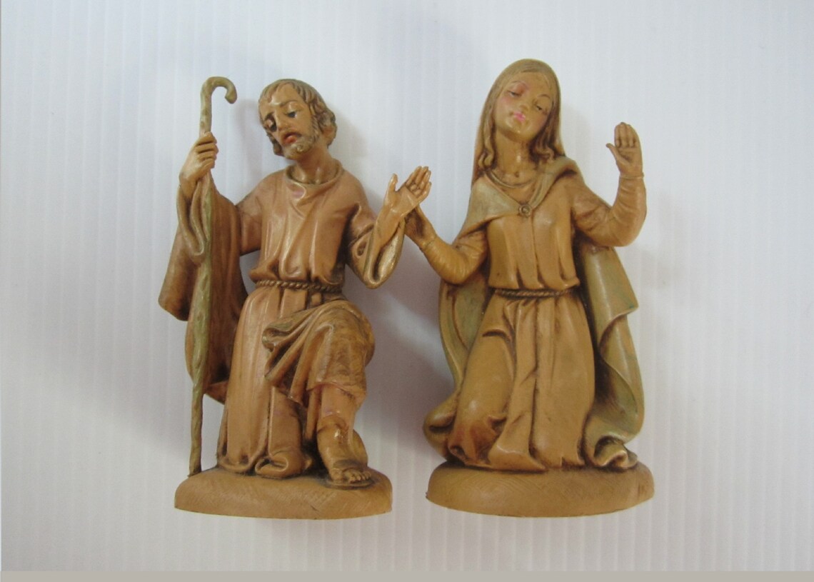 Fontanini Joseph and Mary Nativity Family Set Vintage 1983 - Etsy