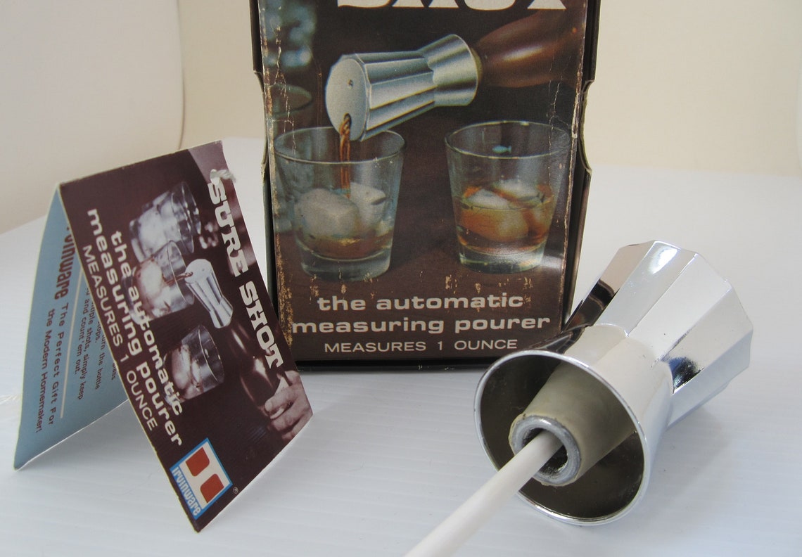 1968 Sure Shot Automatic Measuring Pourer by Irvinware • Vintage 1-oz ...
